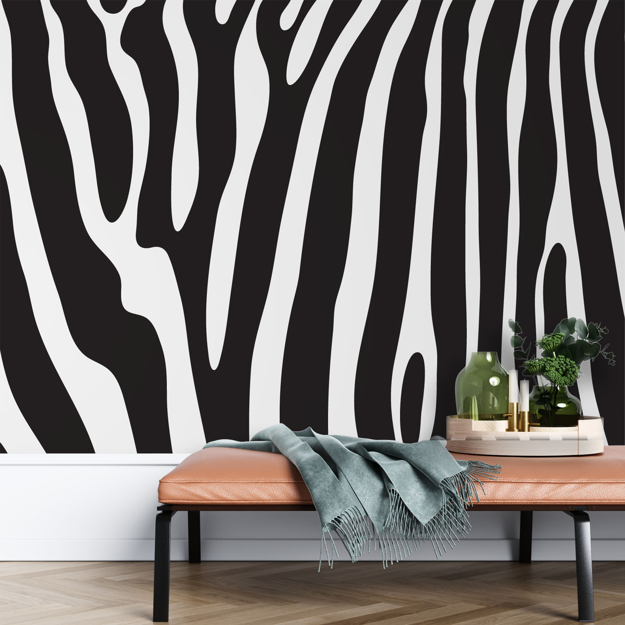 Black And White Zebra Print