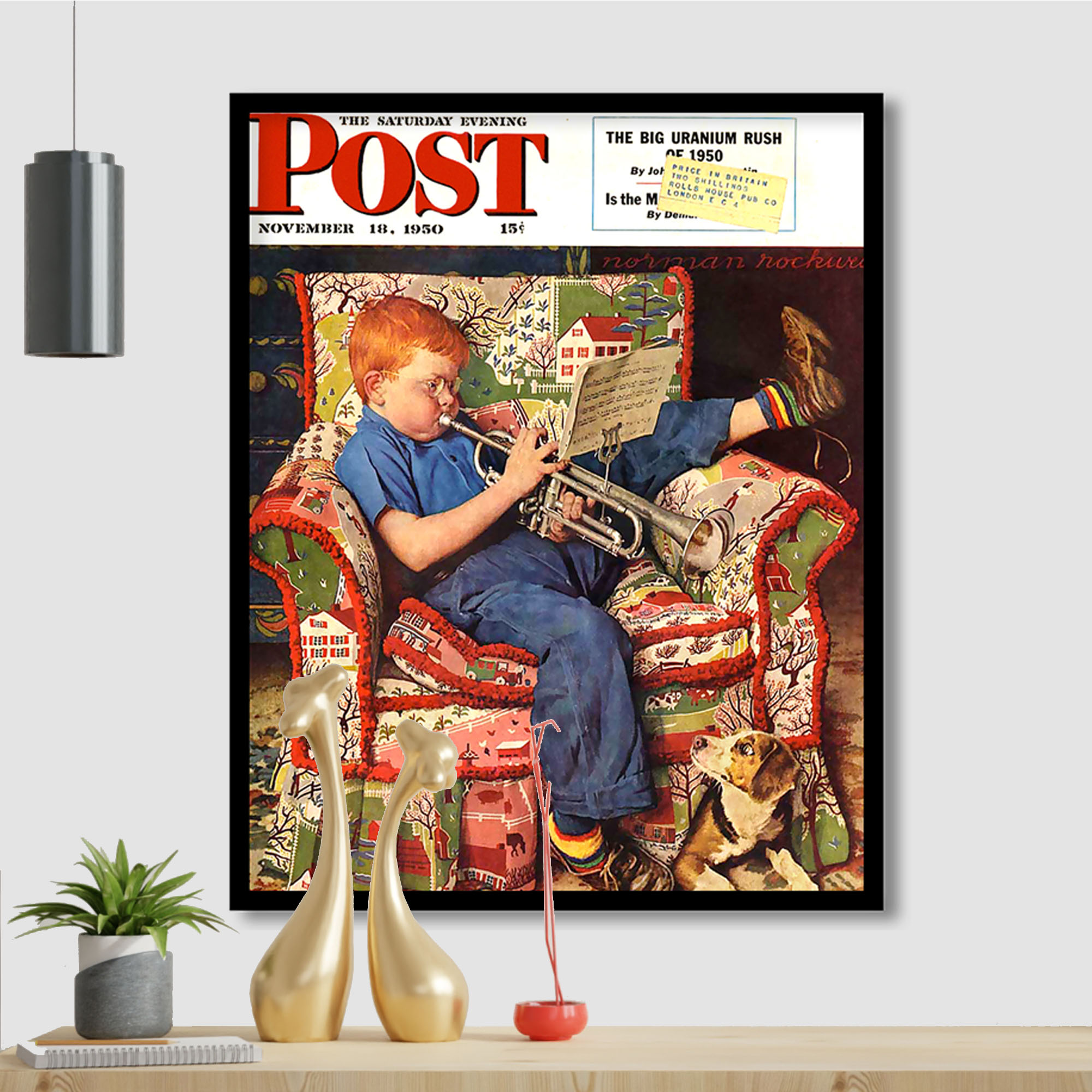 Practice by Norman Rockwell (1950) - Wall Art, Hanging Wall Decor, Home ...
