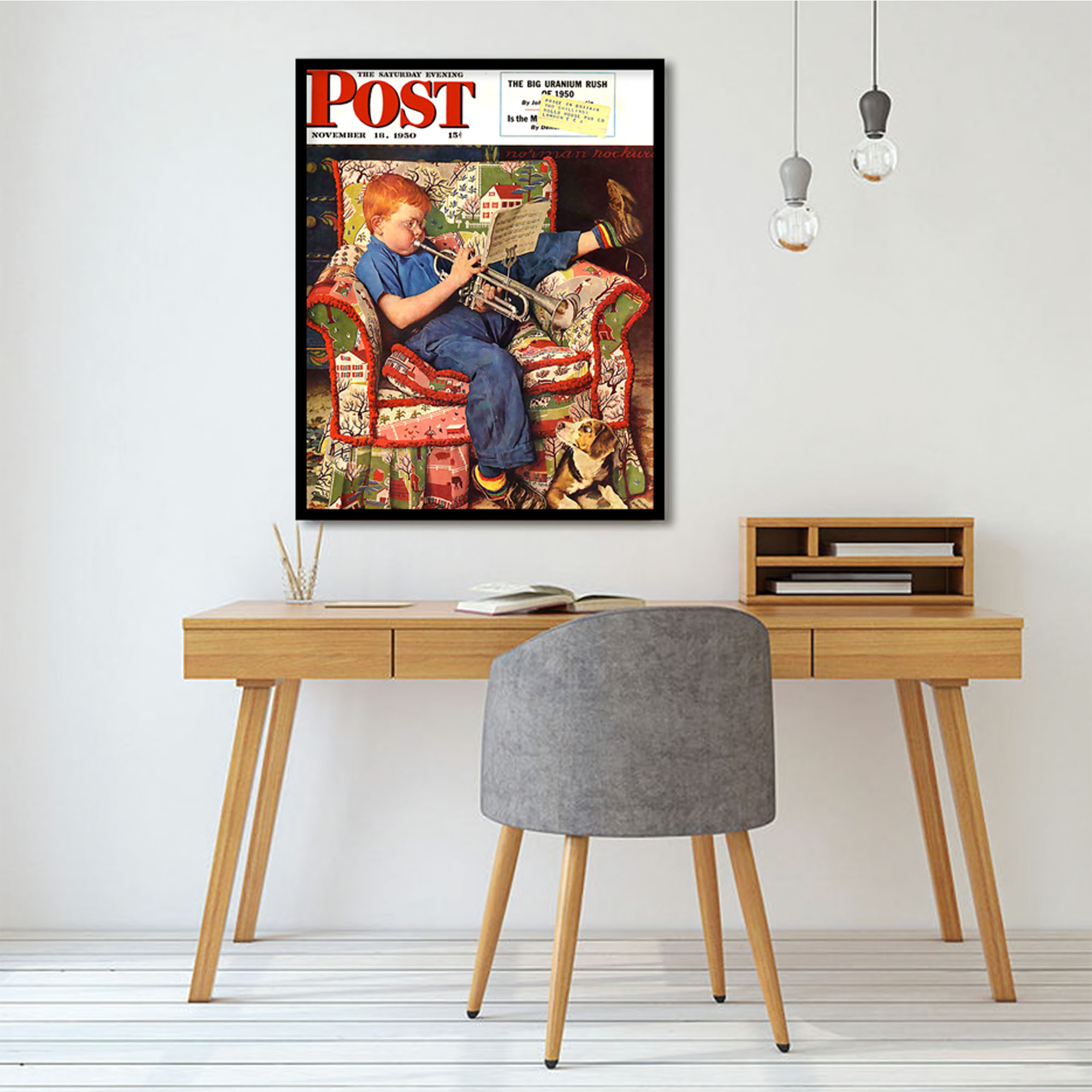 Practice by Norman Rockwell (1950) - Wall Art, Hanging Wall Decor, Home ...