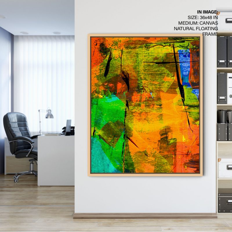 Contemporary Abstract Art #012 - Framed Wall Art, Wall Décor, Paintings ...