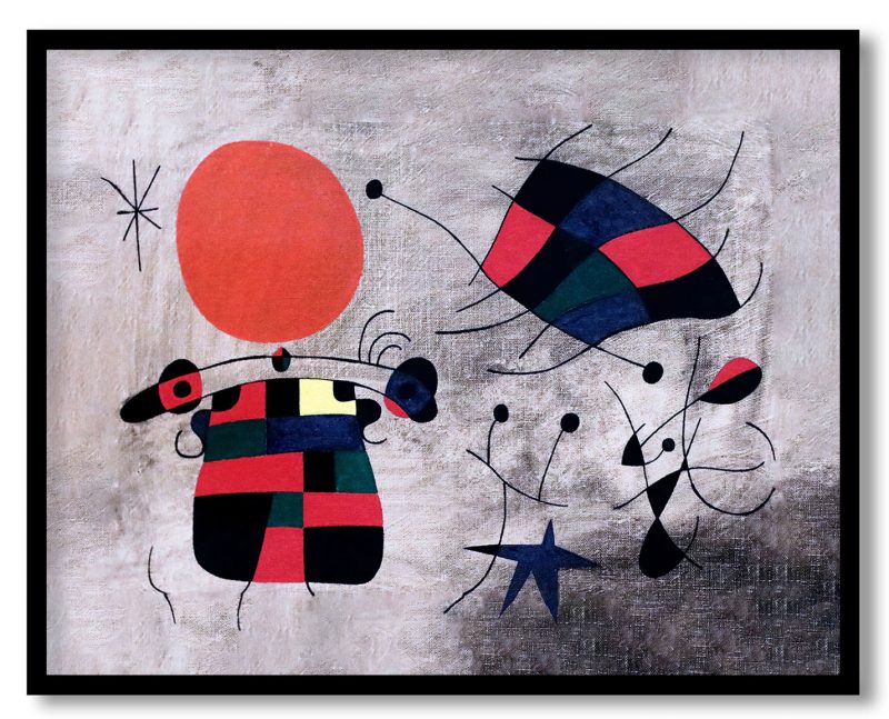The smile of the flamboyant wingS by Joan Miro (1953) - Wall Art ...
