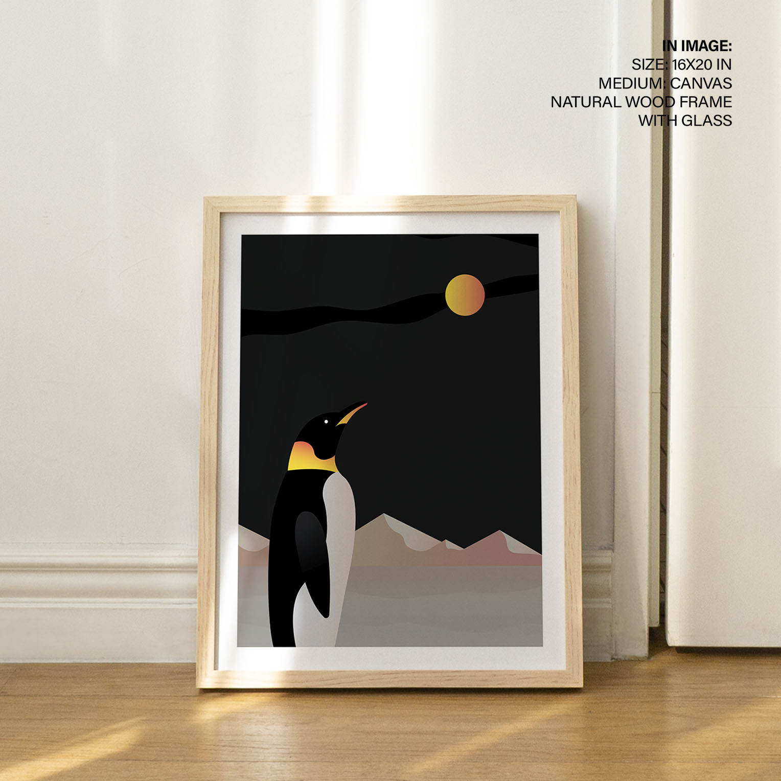 Abstract penguin - Wall Art Decor, Framed Painting, Home Decor ...
