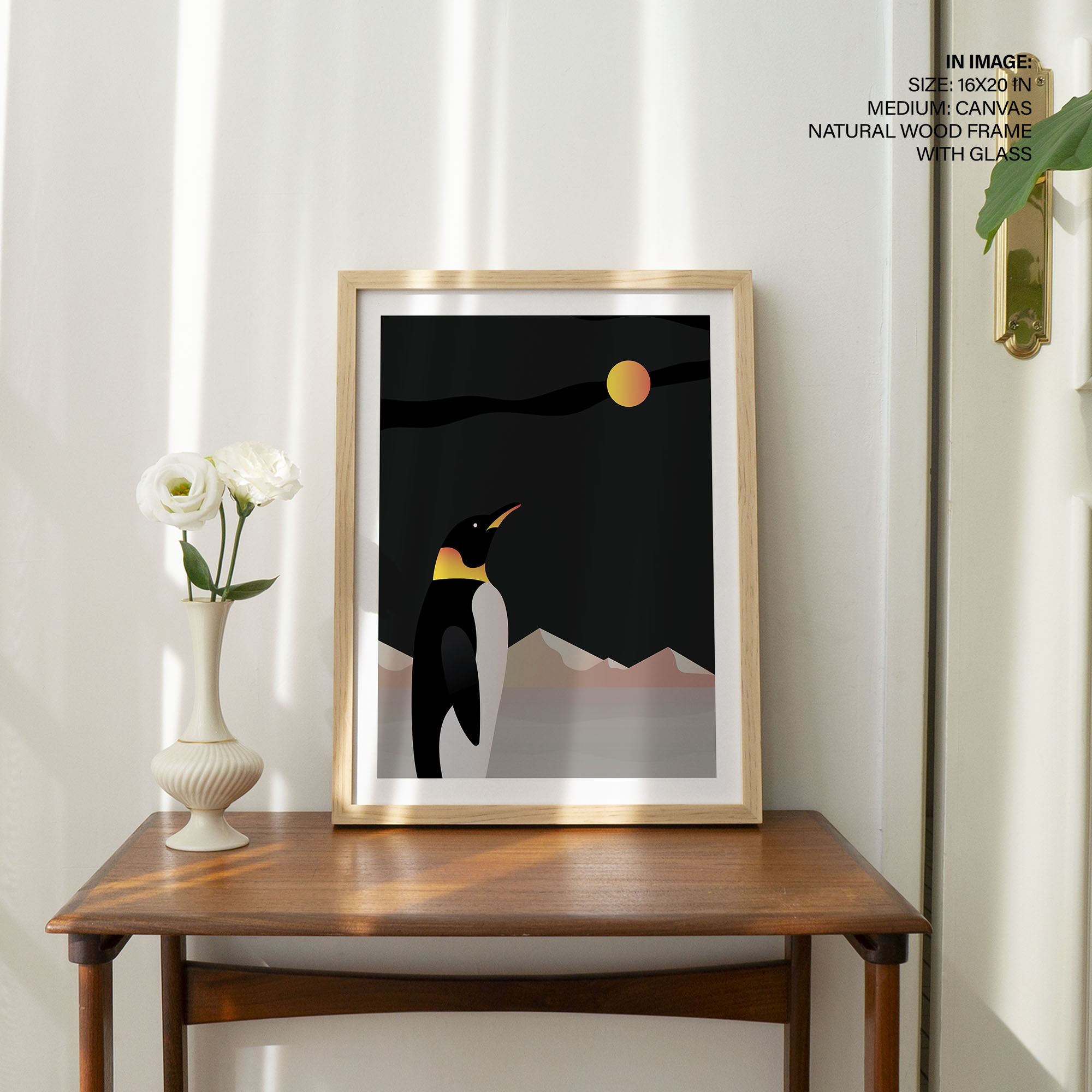 Abstract penguin - Wall Art Decor, Framed Painting, Home Decor ...