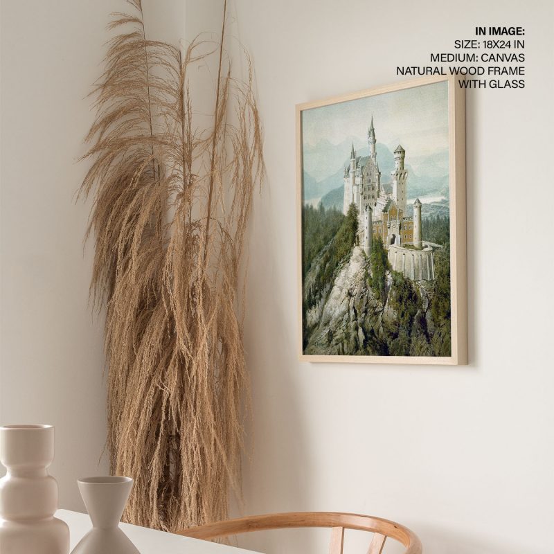 Neuschwanstein castle in upper bavaria by Adolf Hitler - Wall Art ...