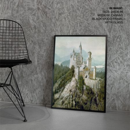 Neuschwanstein castle in upper bavaria by Adolf Hitler - Wall Art ...