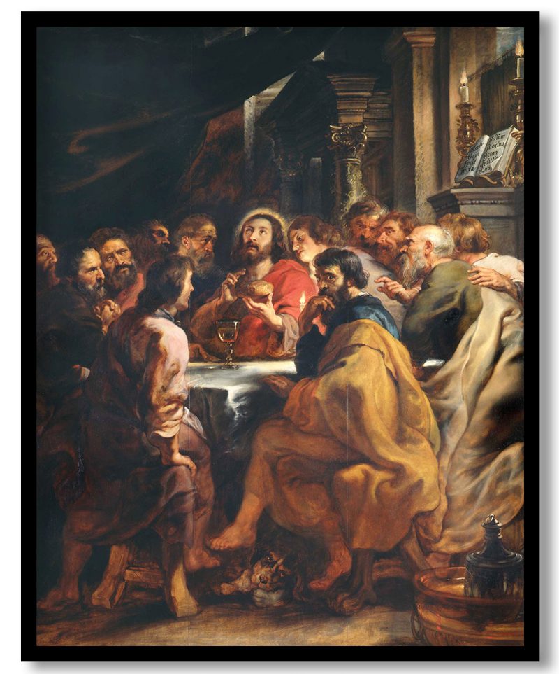 Last supper by Peter Paul Rubens (1631 32) - Wall Art, Hanging Wall Decor, Home Decor - BestOfBharat
