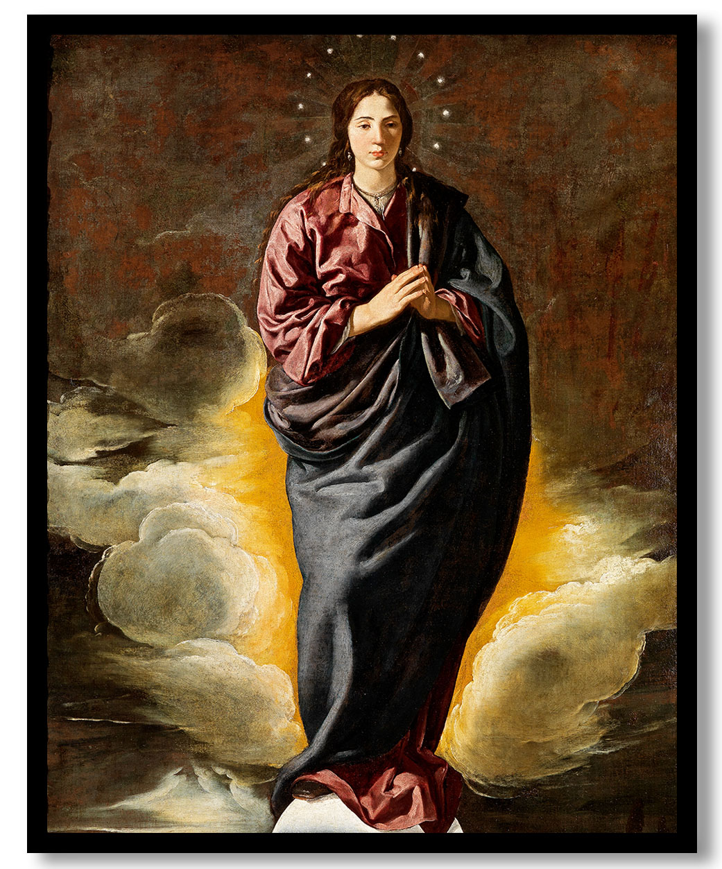 The immaculate by Diego Velazquez (1618 20) - Framed Wall Art, Wall ...