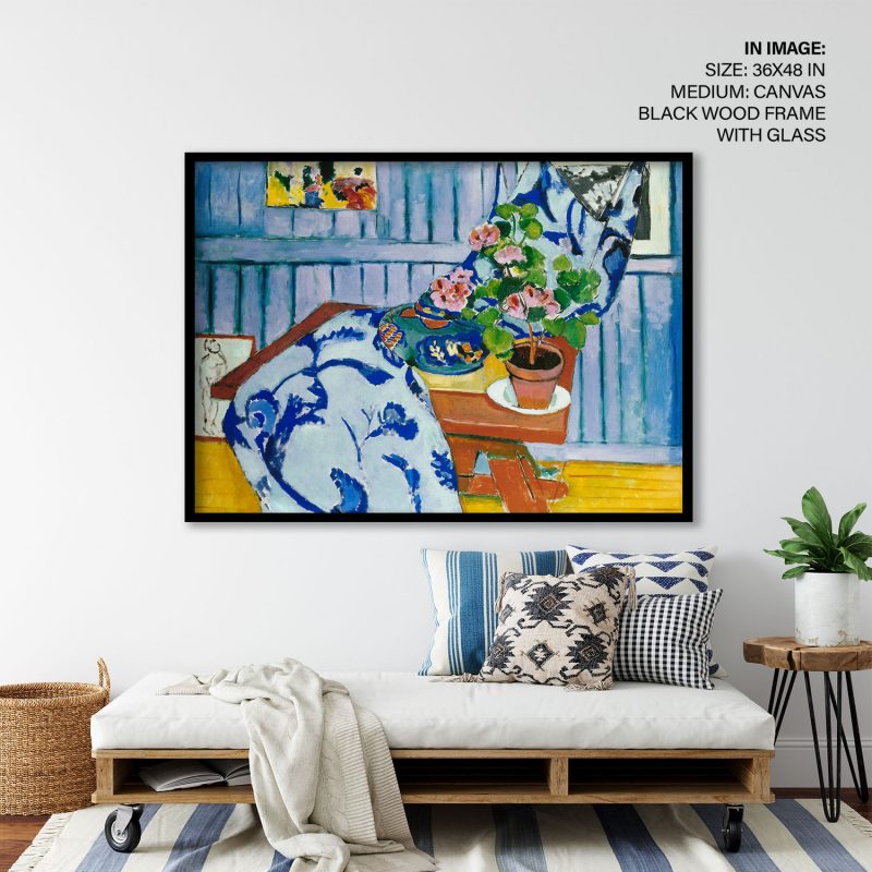 Still life with geraniums by Henri Matisse (1910) - Wall Art, Hanging ...