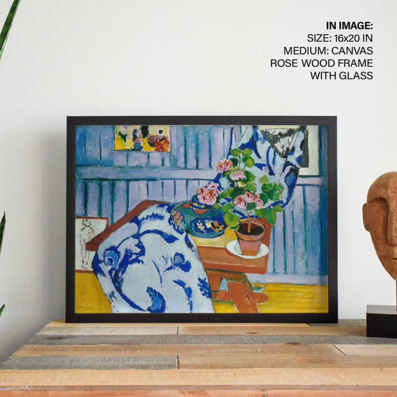 Still life with geraniums by Henri Matisse (1910) - Wall Art, Hanging ...