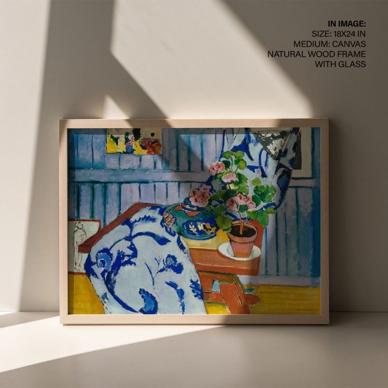 Still life with geraniums by Henri Matisse (1910) - Wall Art, Hanging ...