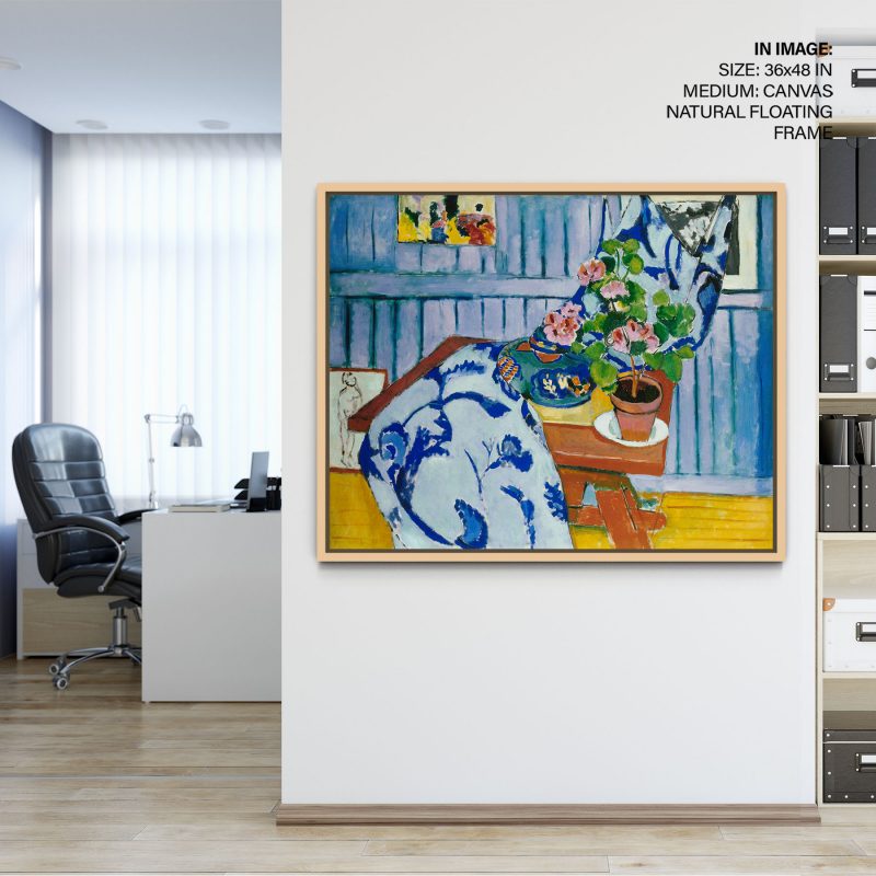 Still life with geraniums by Henri Matisse (1910) - Wall Art, Hanging ...