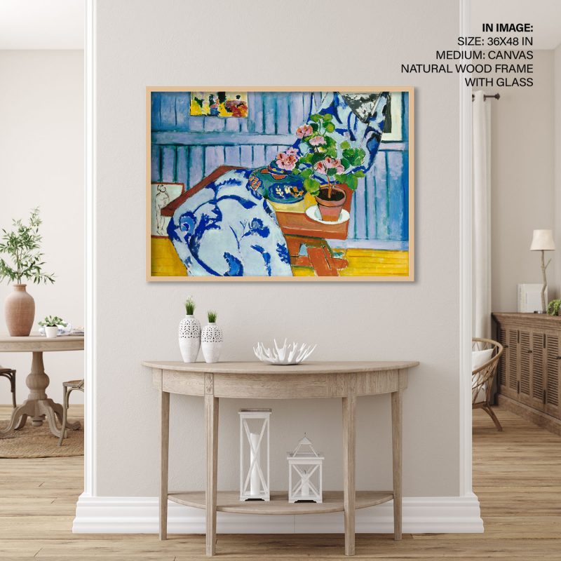 Still life with geraniums by Henri Matisse (1910) - Wall Art, Hanging ...