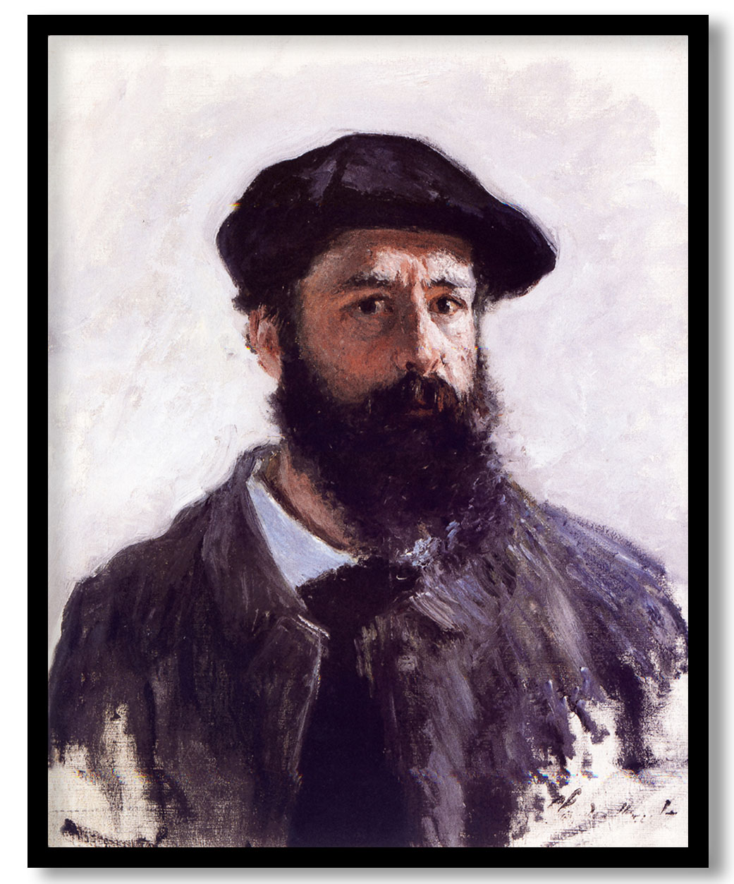 Self portrait with a beret by Claude Monet (1886) - Wall Art, Hanging ...