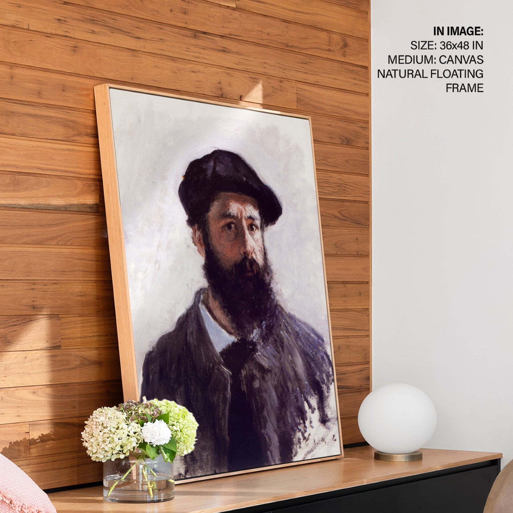 Self portrait with a beret by Claude Monet (1886) - Wall Art, Hanging ...