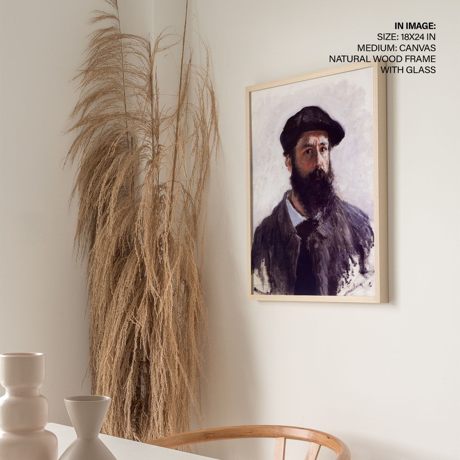 Self portrait with a beret by Claude Monet (1886) - Wall Art, Hanging ...