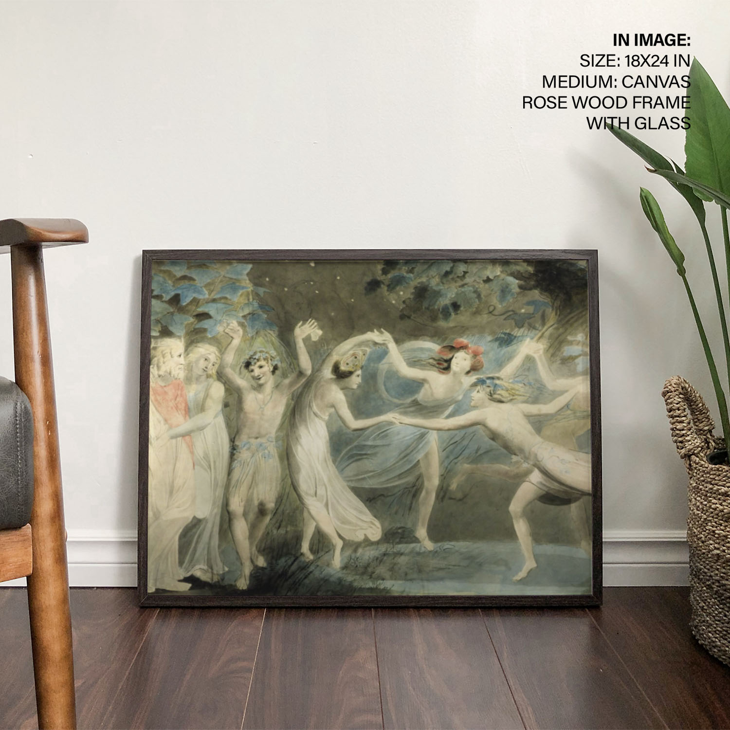 Oberon titania and puck with fairies dancing by William Blake (1786 ...