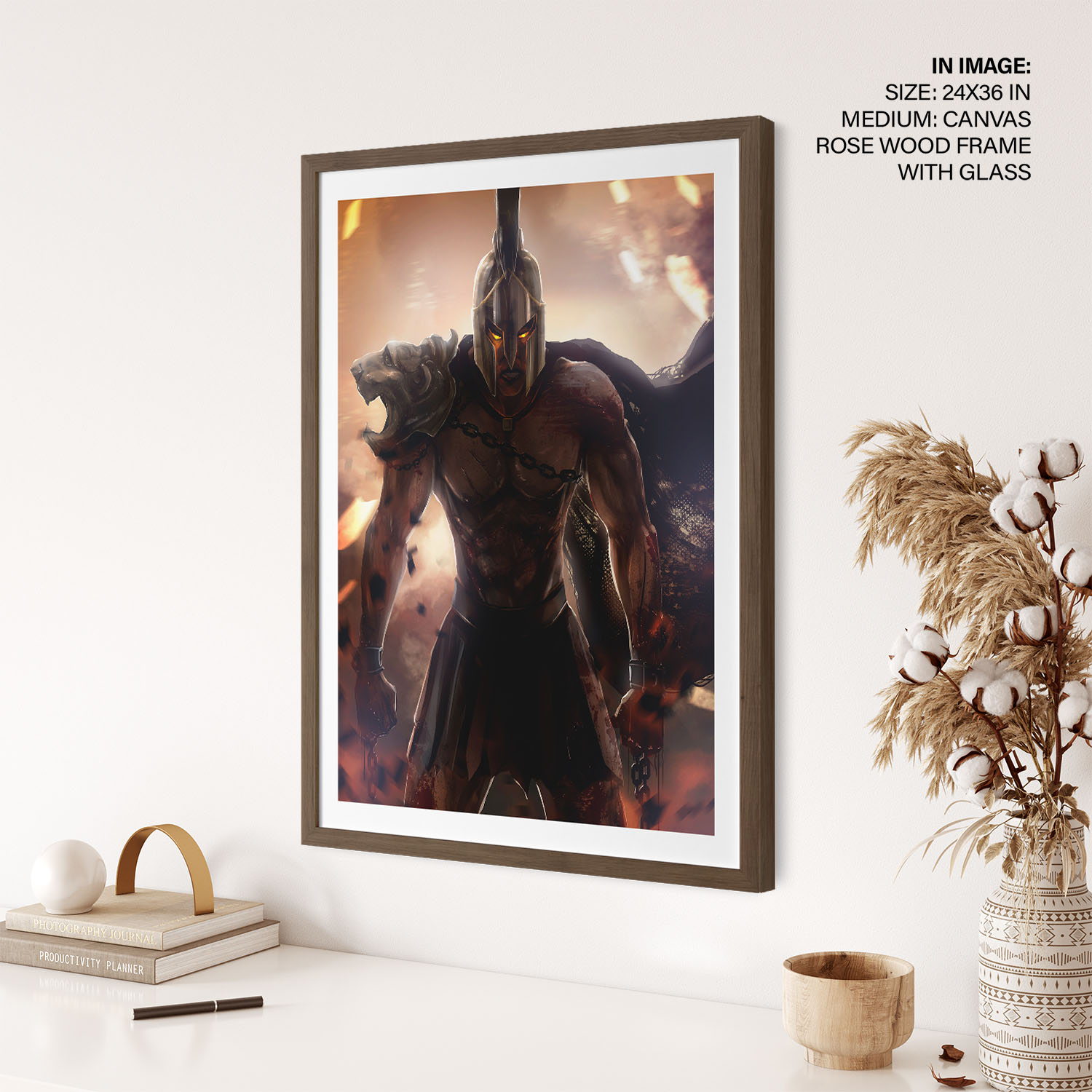 Bheema warrior of mahabharat - Framed Wall Art, Wall Décor, Paintings ...