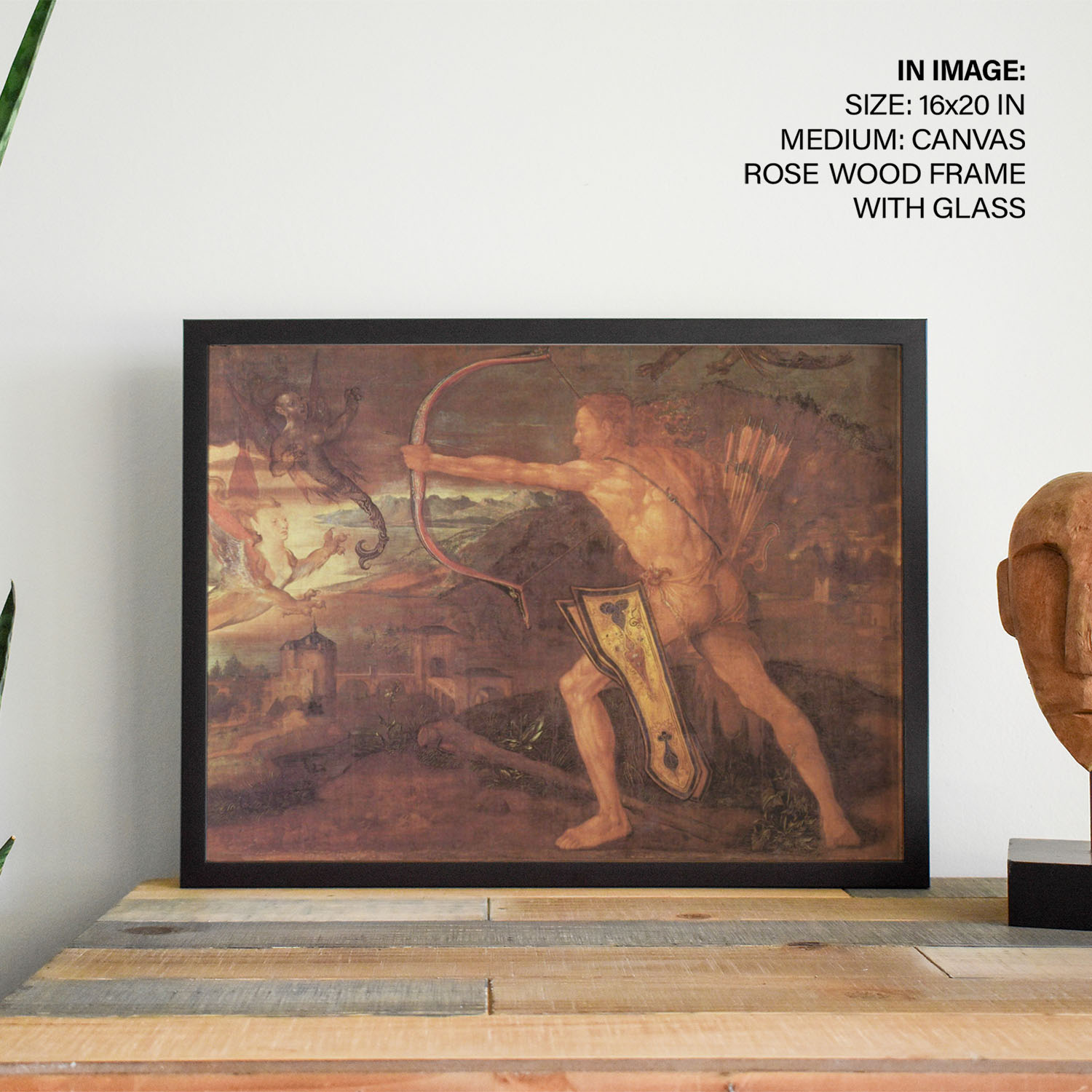 Heracles and the stymphalian birds by Albrecht Durer (1500) - Framed ...