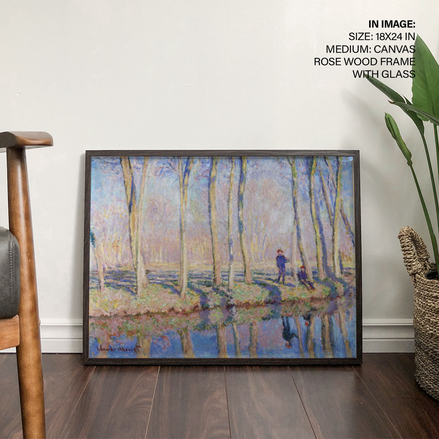 Jean pierre hoschede and michel monet on the bank of the epte by Claude ...