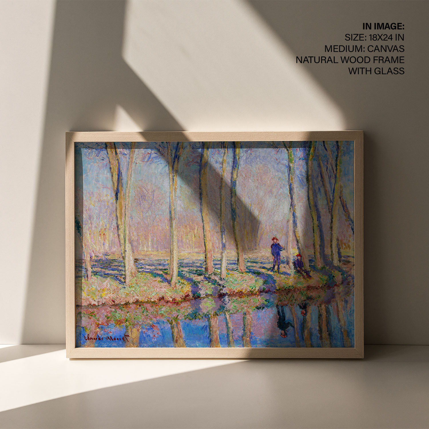 Jean pierre hoschede and michel monet on the bank of the epte by Claude ...