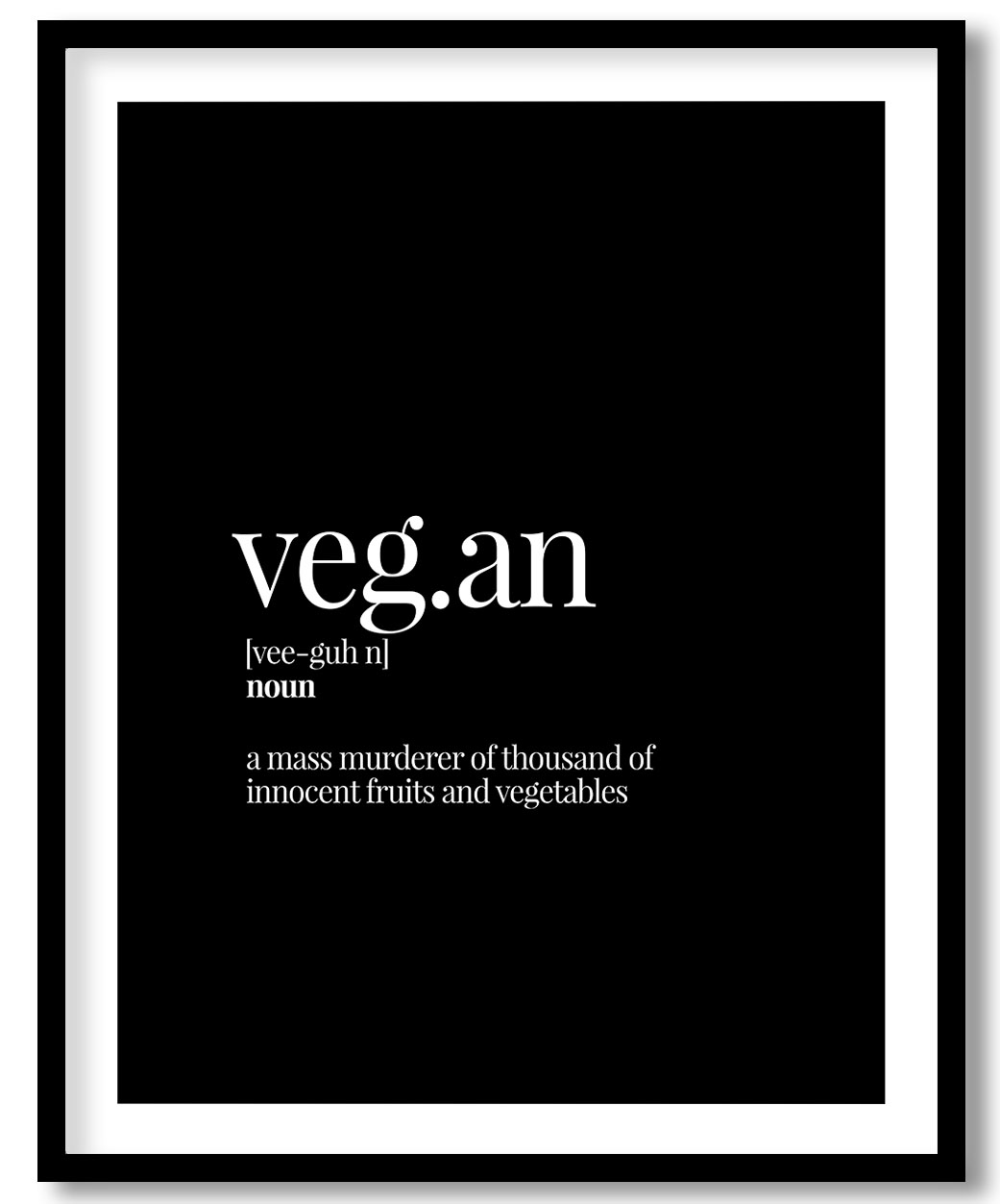 Vegan - Funny Dictionary Definition - BestOfBharat