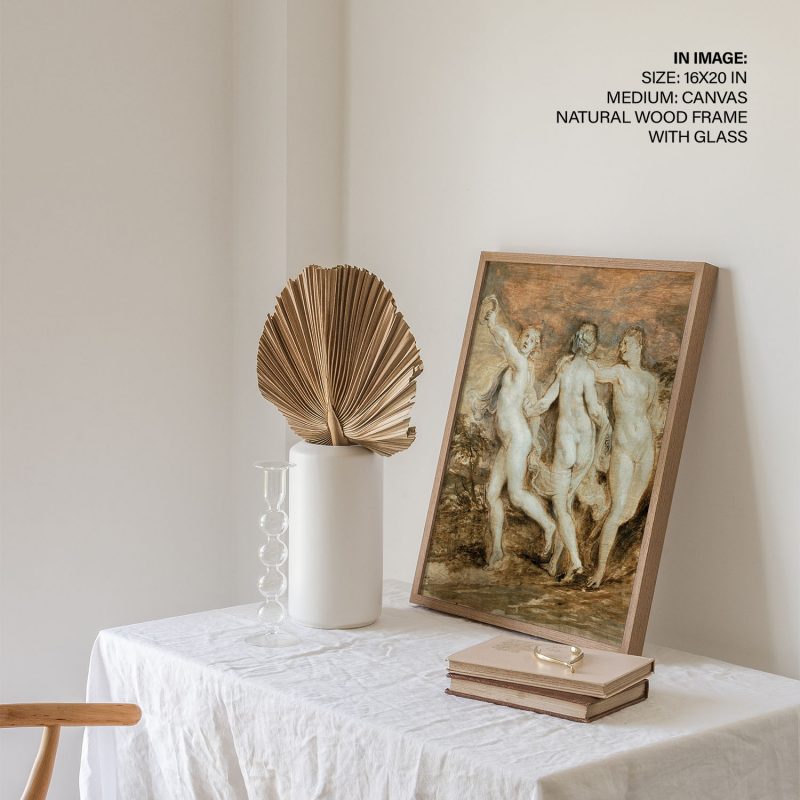 The three graces by Peter Paul Rubens (1636) - Wall Art, Hanging Wall ...