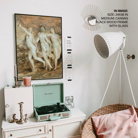 The three graces by Peter Paul Rubens (1636) - Wall Art, Hanging Wall ...