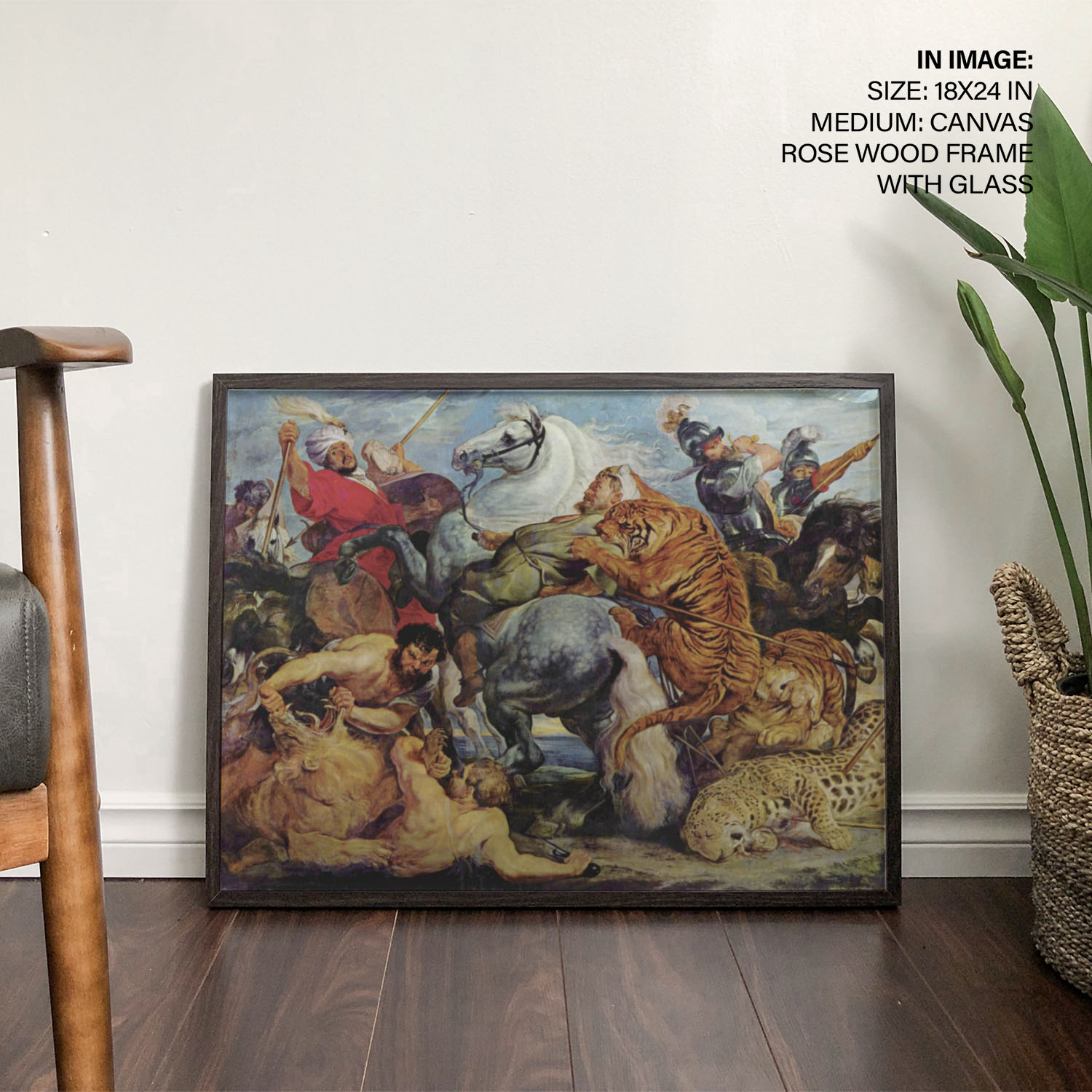 The tiger hunt by Peter Paul Rubens (1615-16) - Wall Art, Hanging Wall ...