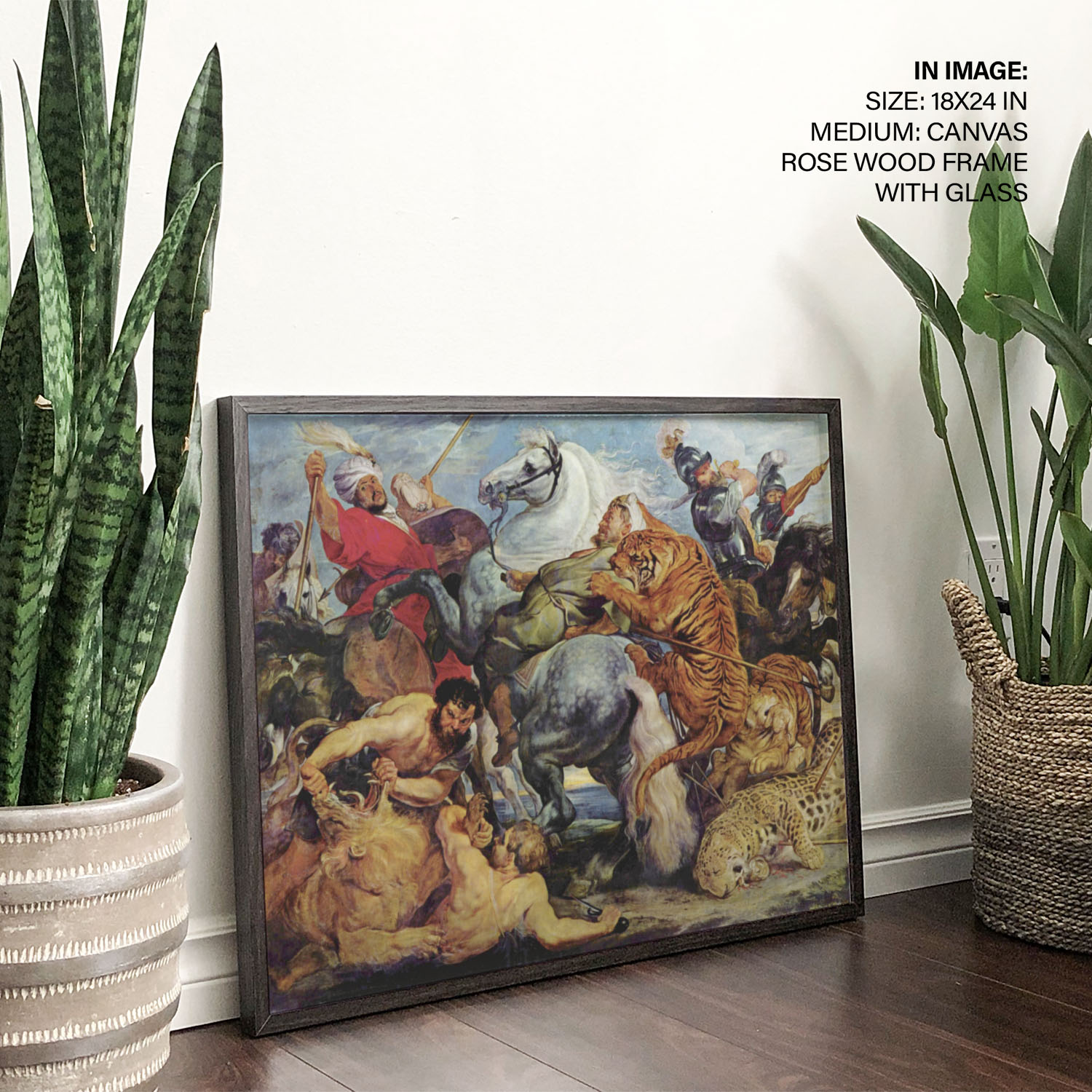The tiger hunt by Peter Paul Rubens (1615-16) - Wall Art, Hanging Wall ...