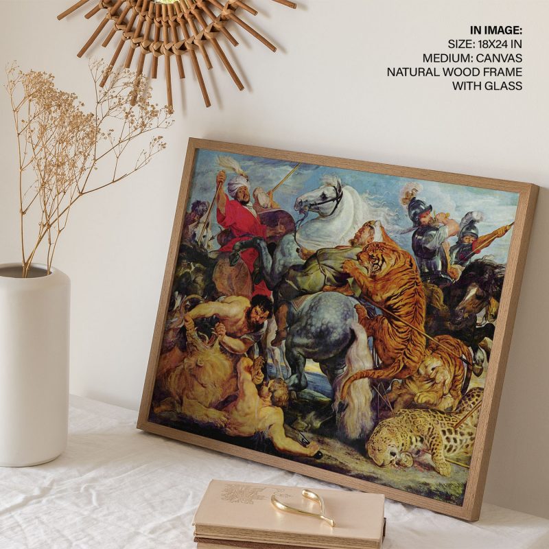 The tiger hunt by Peter Paul Rubens (1615-16) - Wall Art, Hanging Wall ...