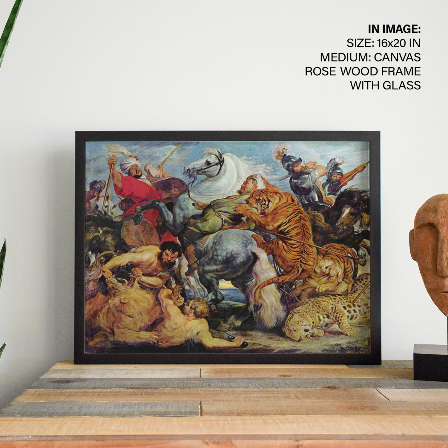 The tiger hunt by Peter Paul Rubens (1615-16) - Wall Art, Hanging Wall ...