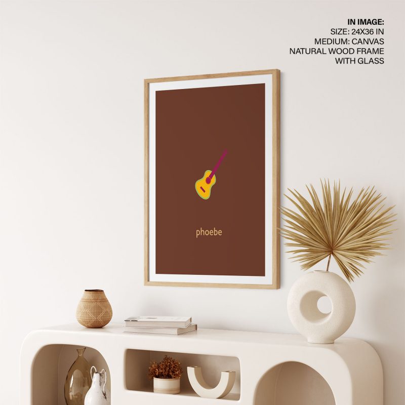 Phoebe symbol – quotes, Friends, tv show - Framed Wall Art, Wall Décor ...