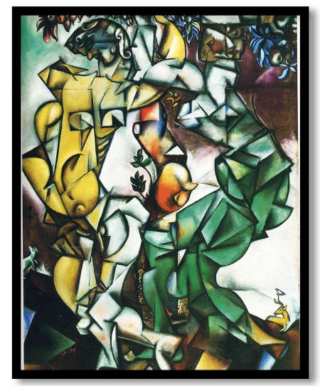 White crucifixion by Marc Chagall (1938) - Framed Wall Art, Wall Décor ...