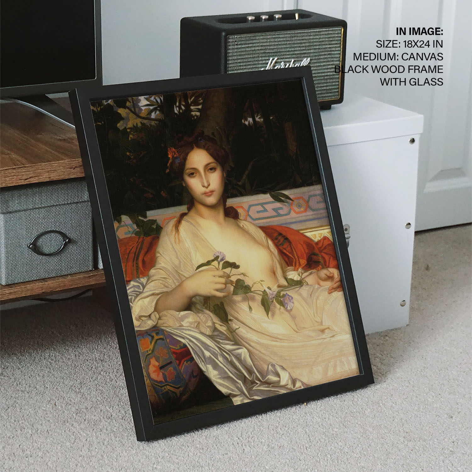 Albayde by Alexandre cabanel (1848) - Framed Wall Art, Wall Décor ...