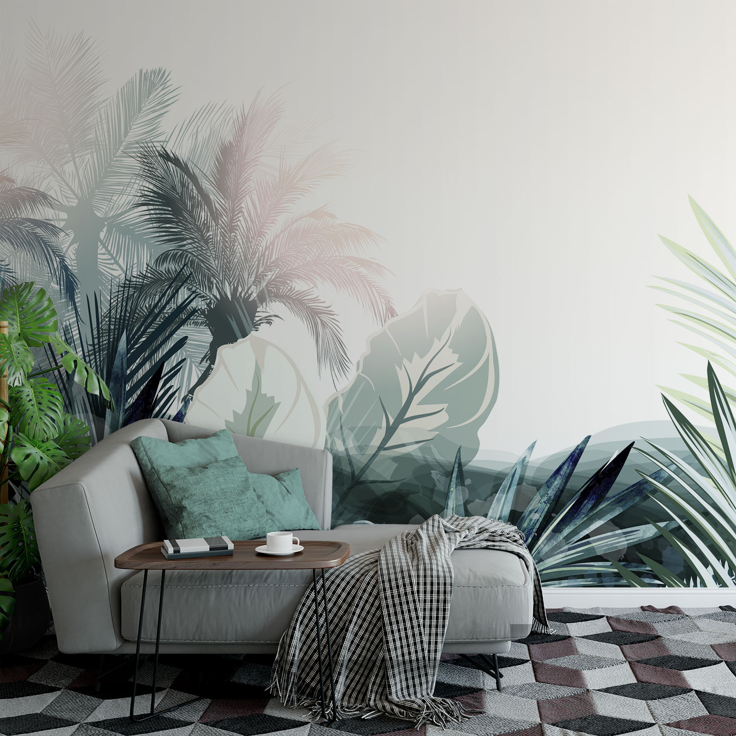 The peace palm branch - Wall Mural, PVC free Wall Covering - Wall ...