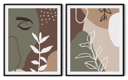 Line art set of 3 - Framed Wall Art, Wall Décor, Paintings, Wall ...