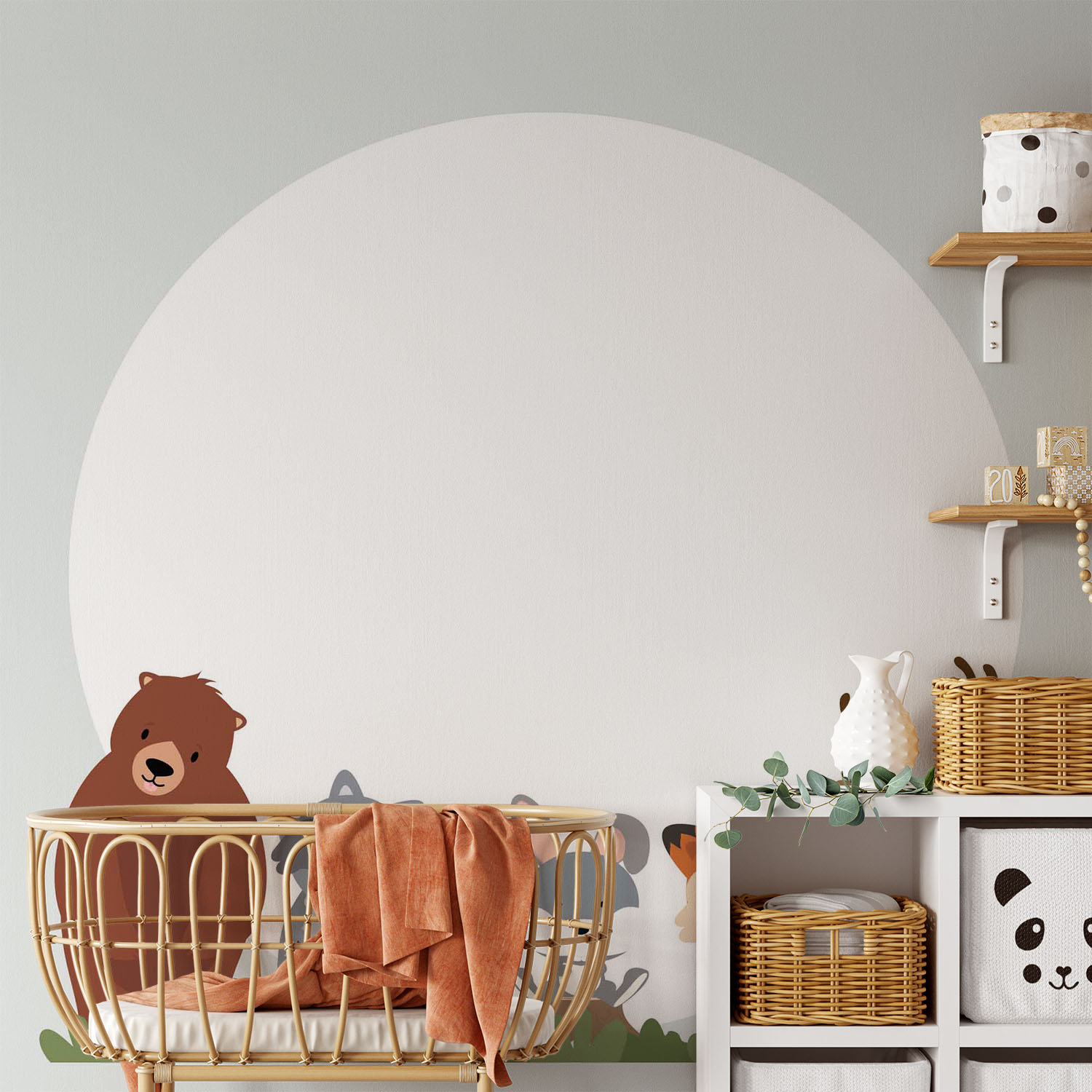 Jungle lovely sweet kids nursery animals - Framed Wall Art, Wall Décor ...