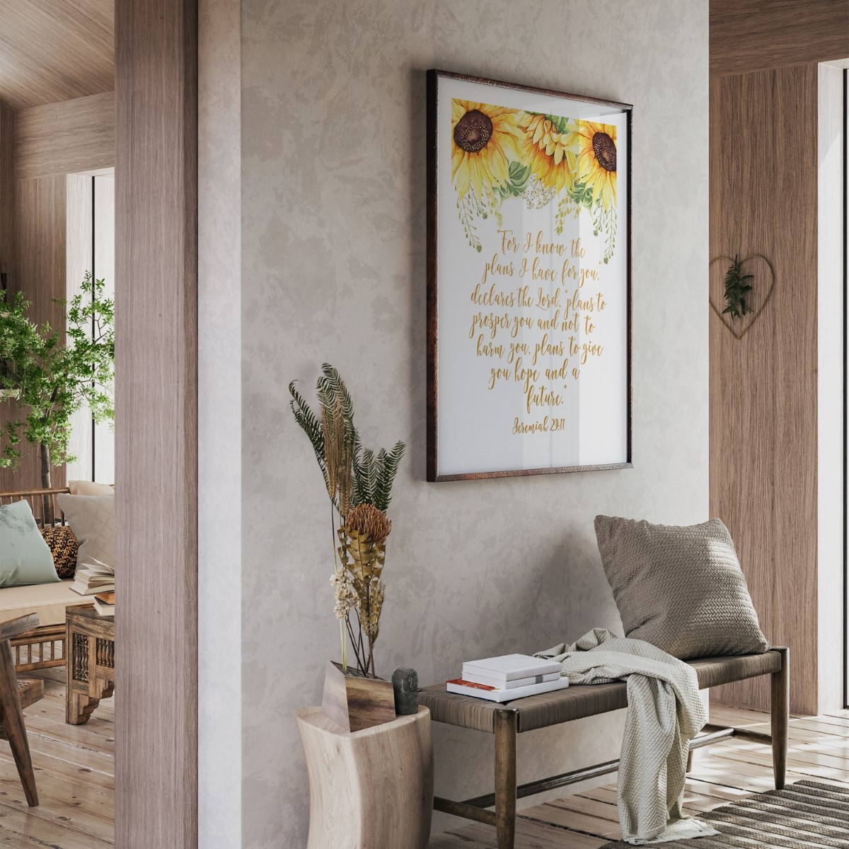 Bible Verse Wall Art Jeremiah 29:11 For I know the plans I have for you ...