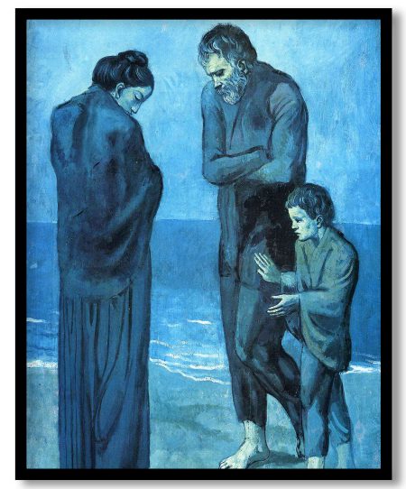The tragedy by Pablo Picasso (1903) - Wall Art, Hanging Wall Decor ...