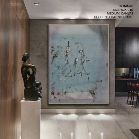 Twittering machine by Paul Klee (1922) - Framed Wall Art, Wall Décor ...