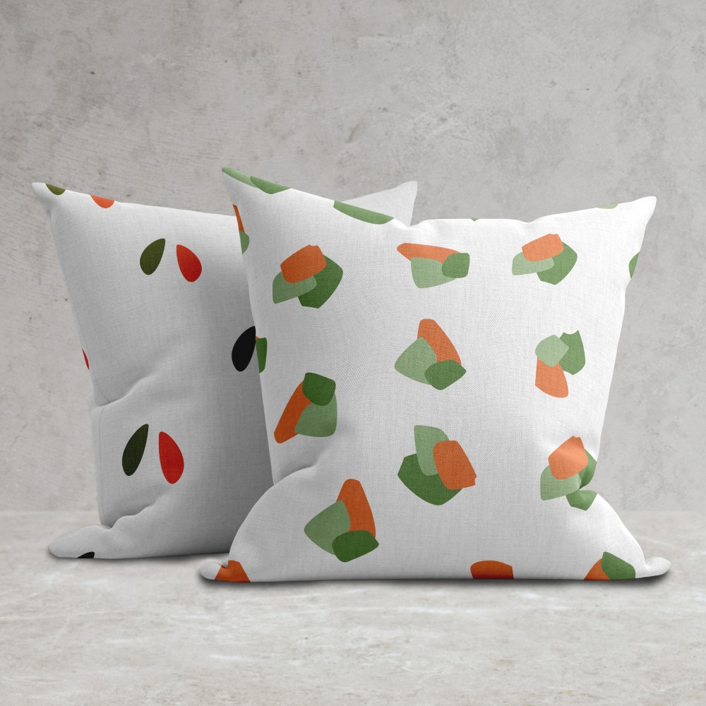 Throw Pillow Cushion Covers - Set of 2 consent botanical pattern ...