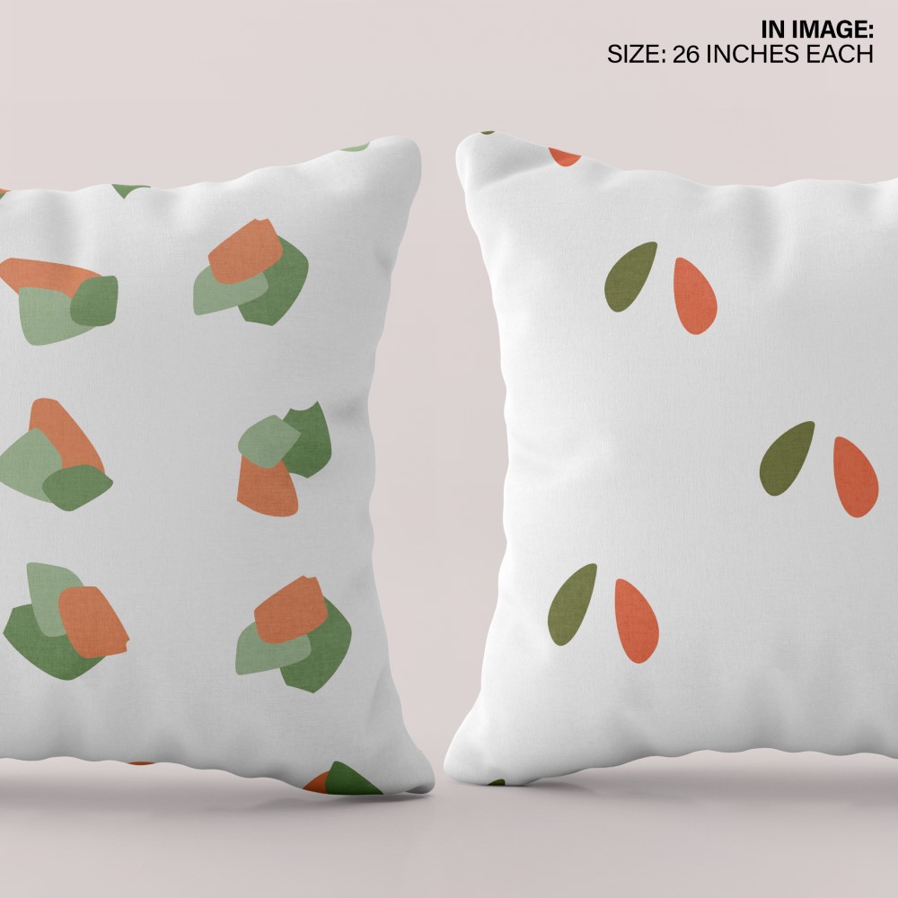 Throw Pillow Cushion Covers - Set of 2 consent botanical pattern ...