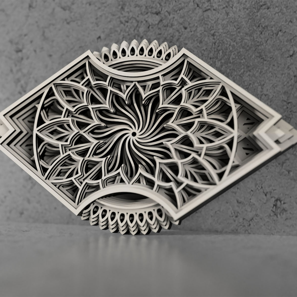 Modern minimal contemporary mandala - BestOfBharat