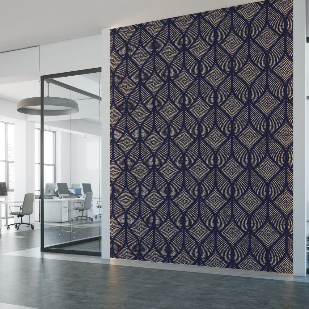 Golden stencil pattern - Wall Murals, Wall Paper Decor, Home Decor ...