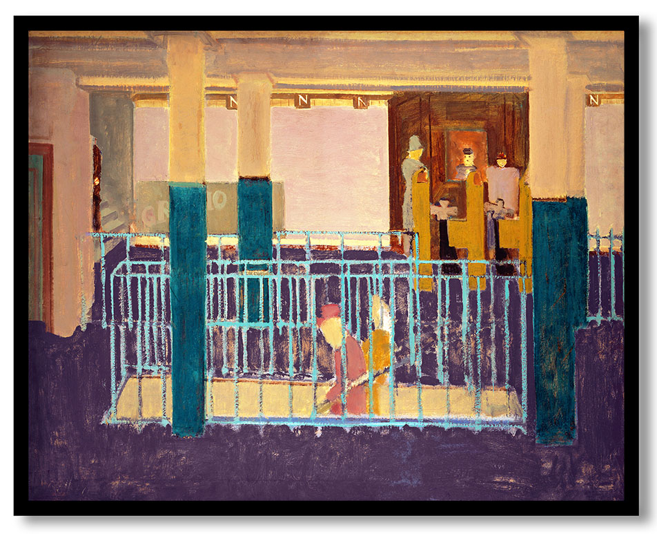 Entrance to subway by Mark Rothko (1938) - Wall Art, Hanging Wall Decor ...