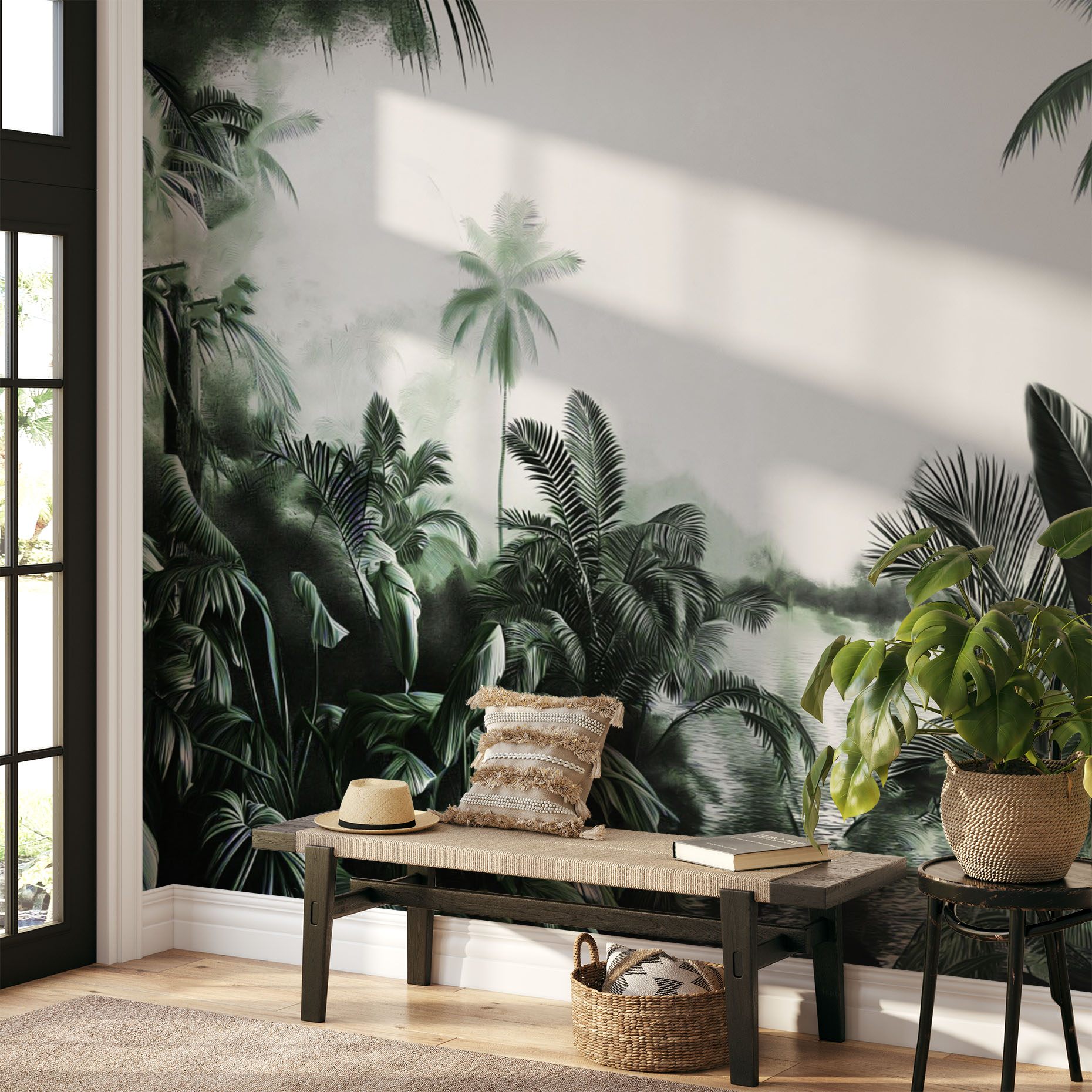 Tropical Oasis - Wall Murals, Wall Paper Decor, Home Decor - BestOfBharat