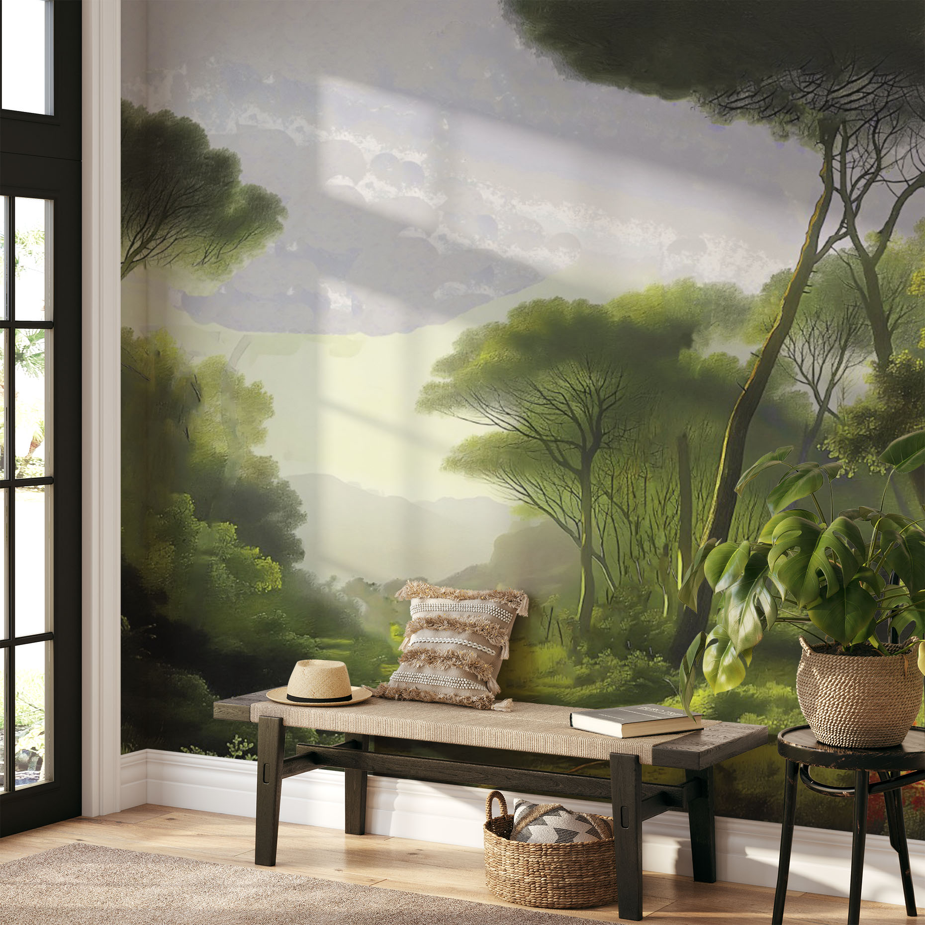 Lush Green Passage - Wall Murals, Wall Paper Decor, Home Decor ...