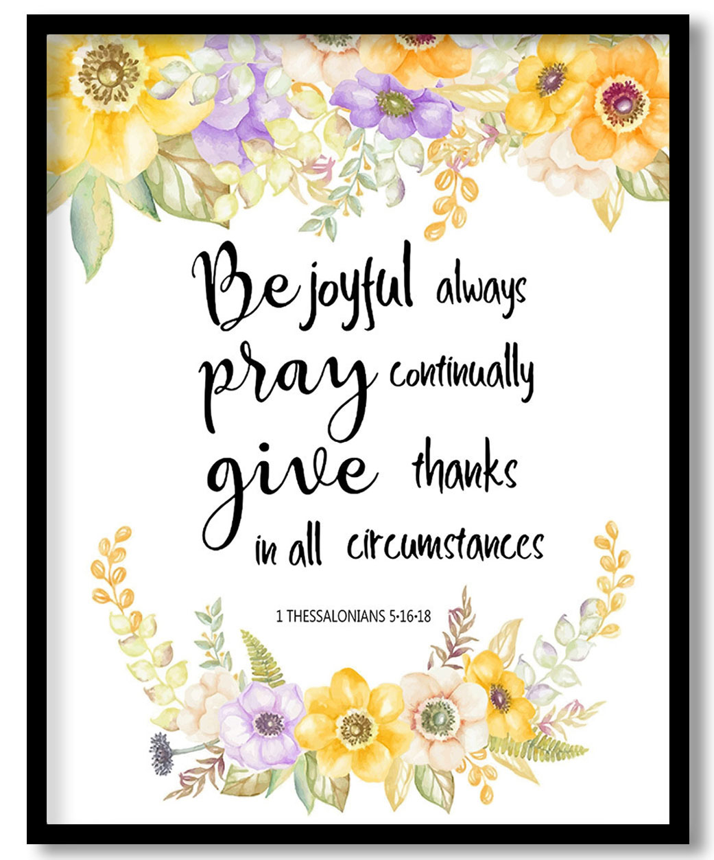 Nursery bible, Always Be Joyful, Bible verse artwork, Nursery wall art ...