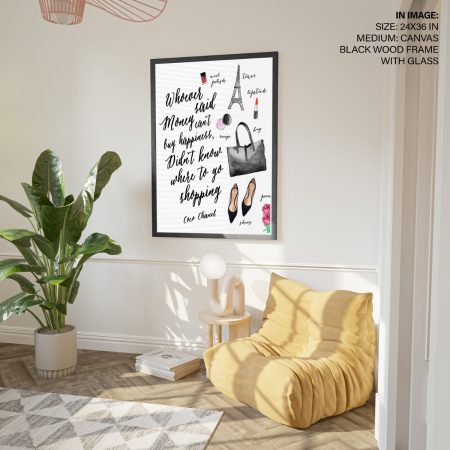 Coco Chanel Quote, Chanel Decor, Inspirational Print, Chanel Poster ...