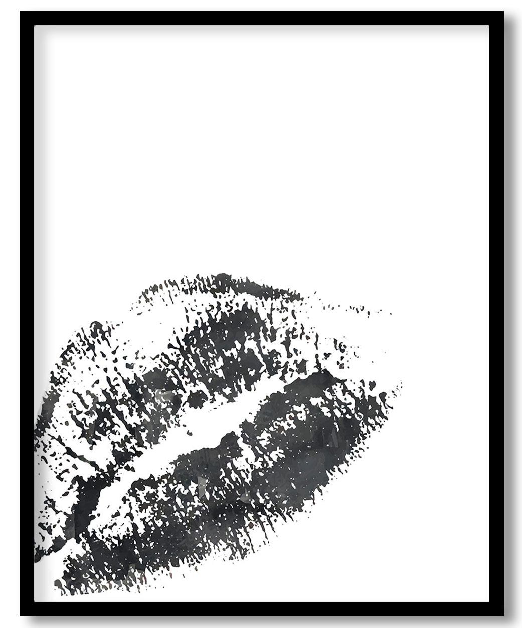 Kiss Print, Romantic, Fashion Wall Decor, Lips Wall Art, Kisses Print ...